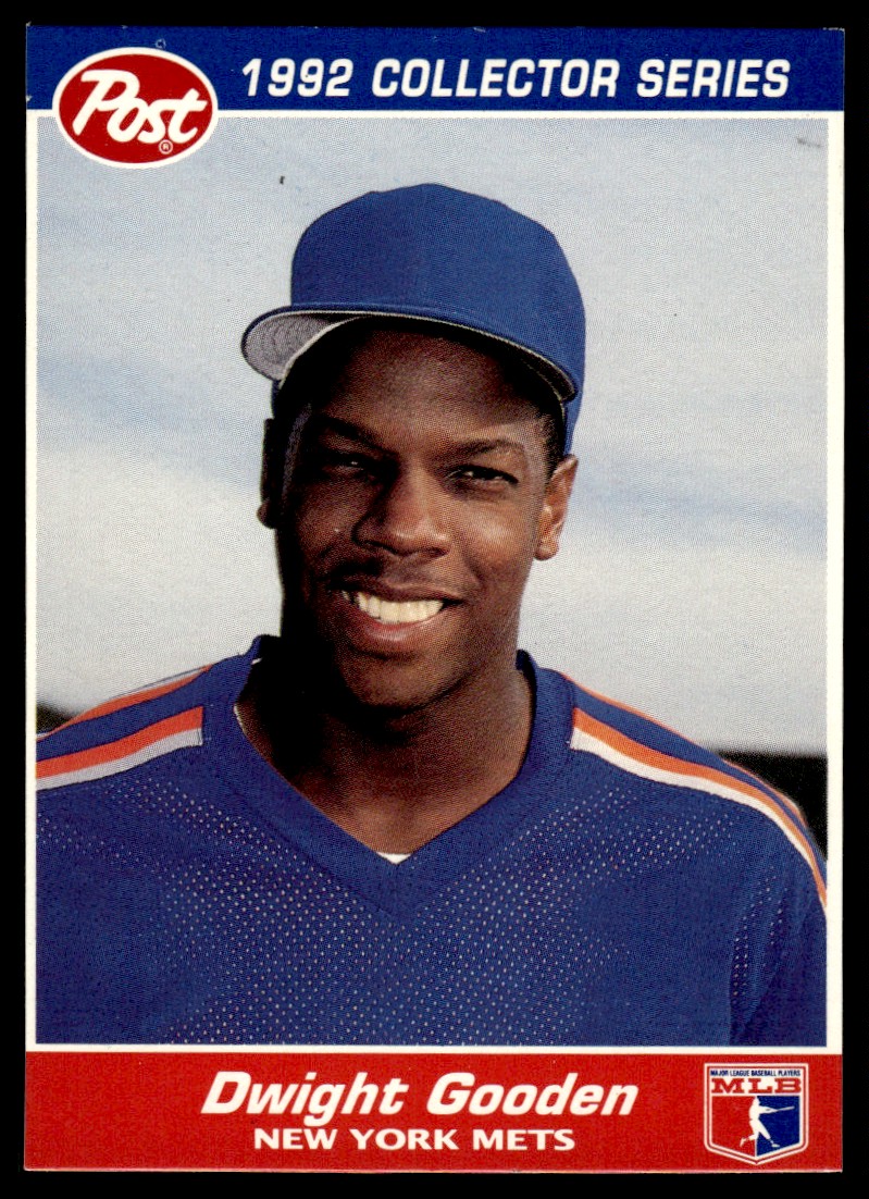 1992 Post Cereal Dwight Gooden #5 on Kronozio