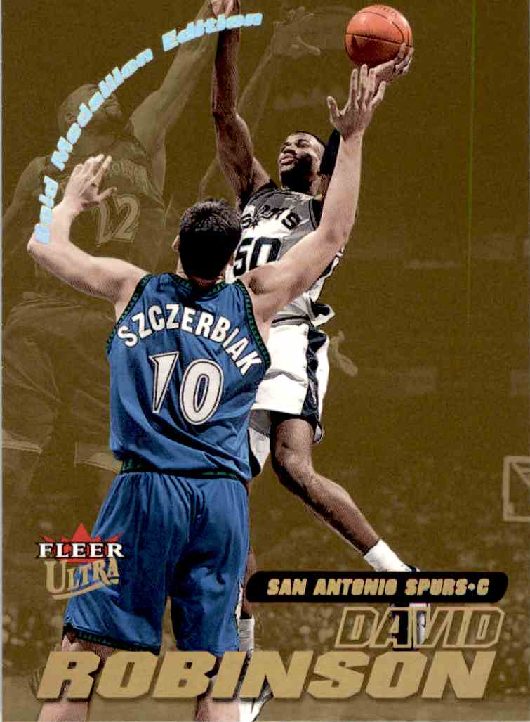 2000-01 Fleer Ultra Gold Medallion Edition David Robinson #117G on Kronozio