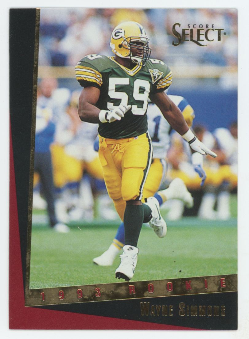 1993 Select Wayne Simmons #170 on Kronozio