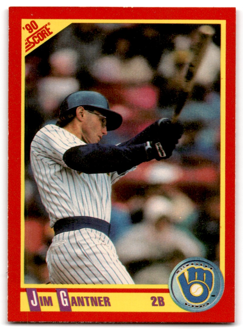1990 Score Jim Gantner #382 on Kronozio