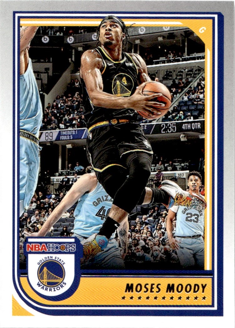 2022-23 Hoops Moses Moody #230 on Kronozio