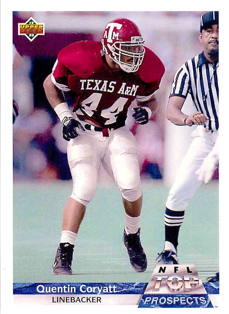 1992 Upper Deck Quentin Coryatt #G10 on Kronozio