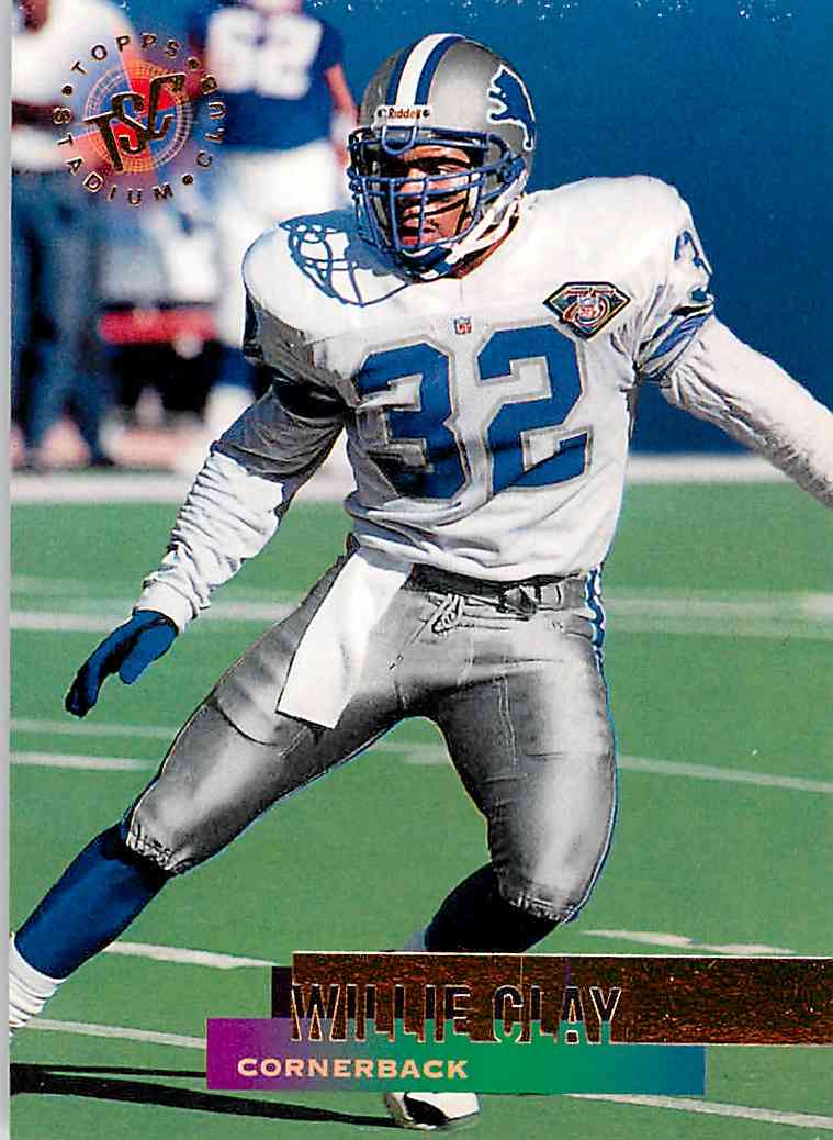1995 Topps Stadium Club Willie Clay #93 on Kronozio