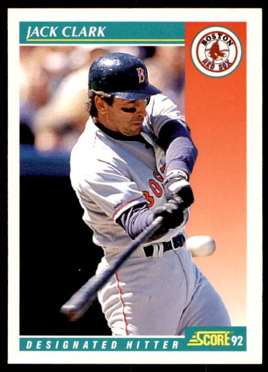 1992 Score Jack Clark #318 on Kronozio