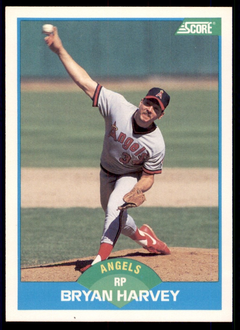 1989 Score Bryan Harvey #185 on Kronozio