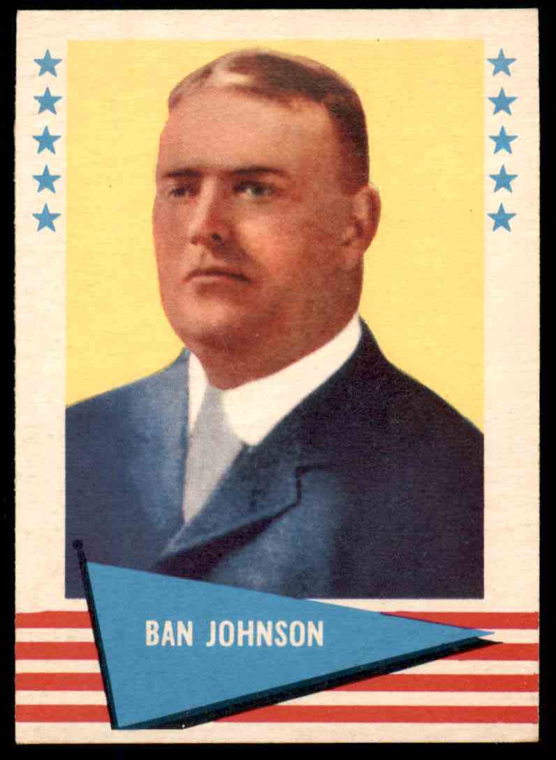 1961 Fleer Baseball Greats Ban Johnson (President) #48 on Kronozio