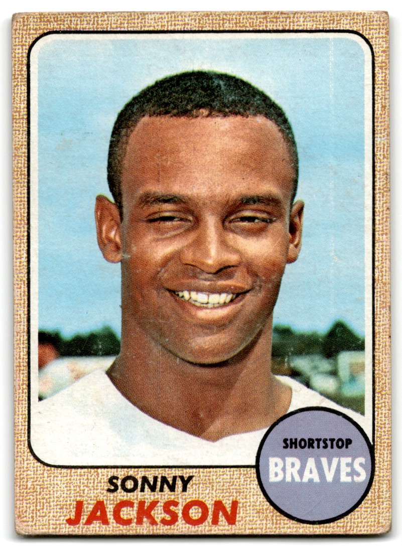 1968 Topps Sonny Jackson (bend) #187 on Kronozio