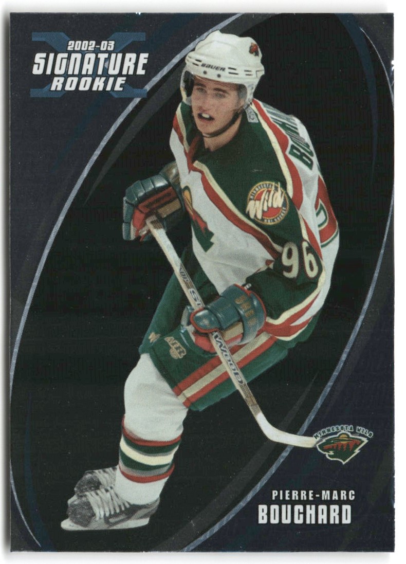 2002-03 Be a Player Signature Series Pierre-Marc Bouchard #196 on Kronozio