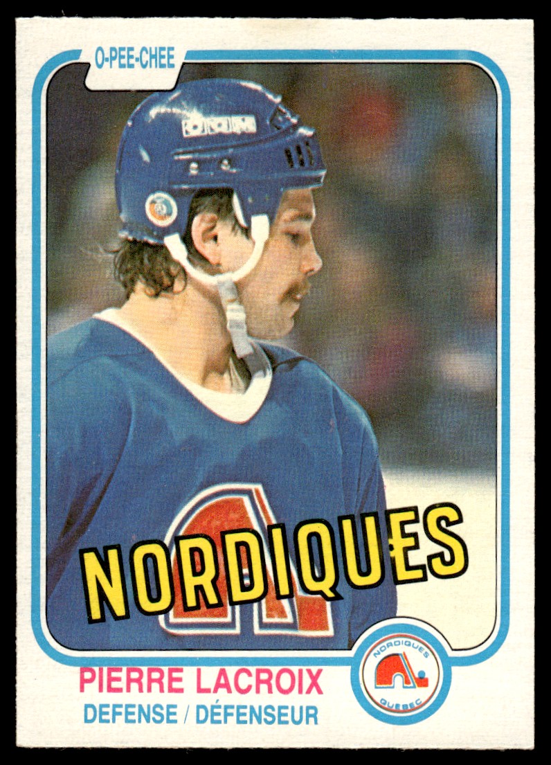 1981-82 O-Pee-Chee Pierre Lacroix #278 on Kronozio