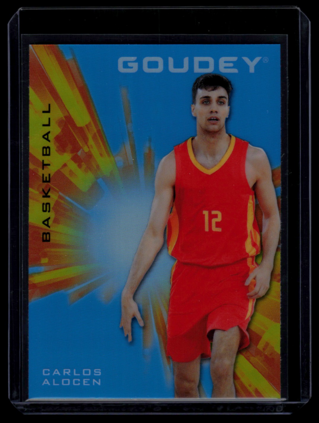 2021 Upper Deck Platinum Goudey Blue CARLOS ALOCEN #G22 on Kronozio