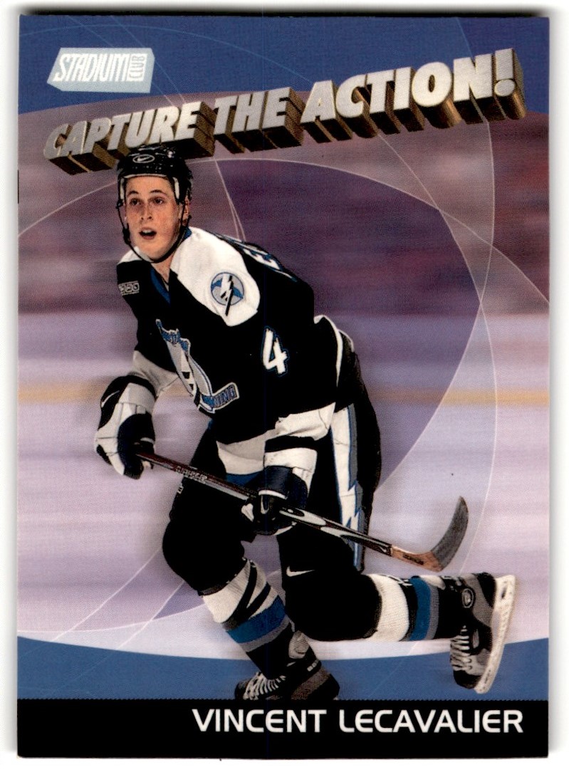 2000-01 Stadium Club Capture the Action Vincent Lecavalier #CA14 on ...