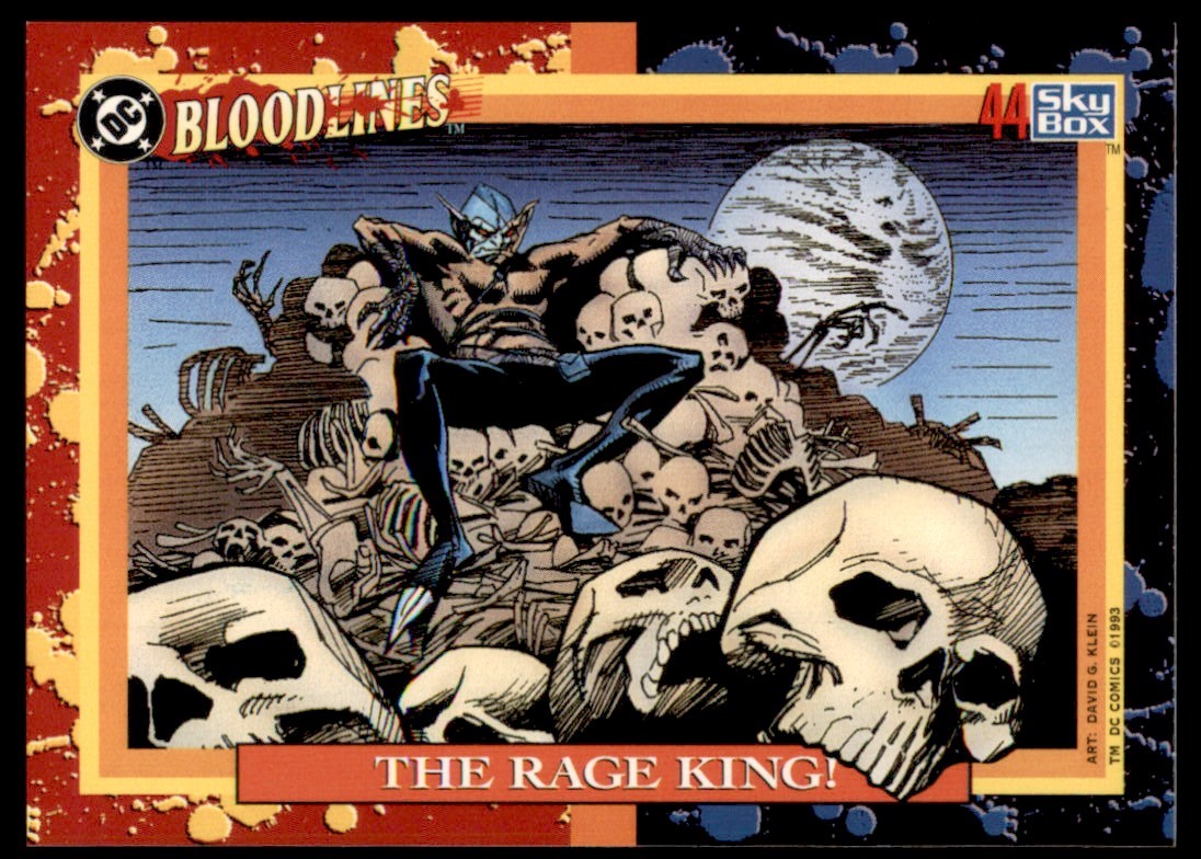 1993 DC Bloodlines The Rage King! #44 on Kronozio