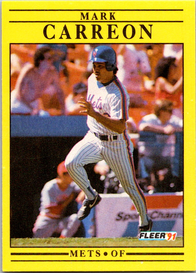 1991 Fleer Mark Carreon #142 on Kronozio