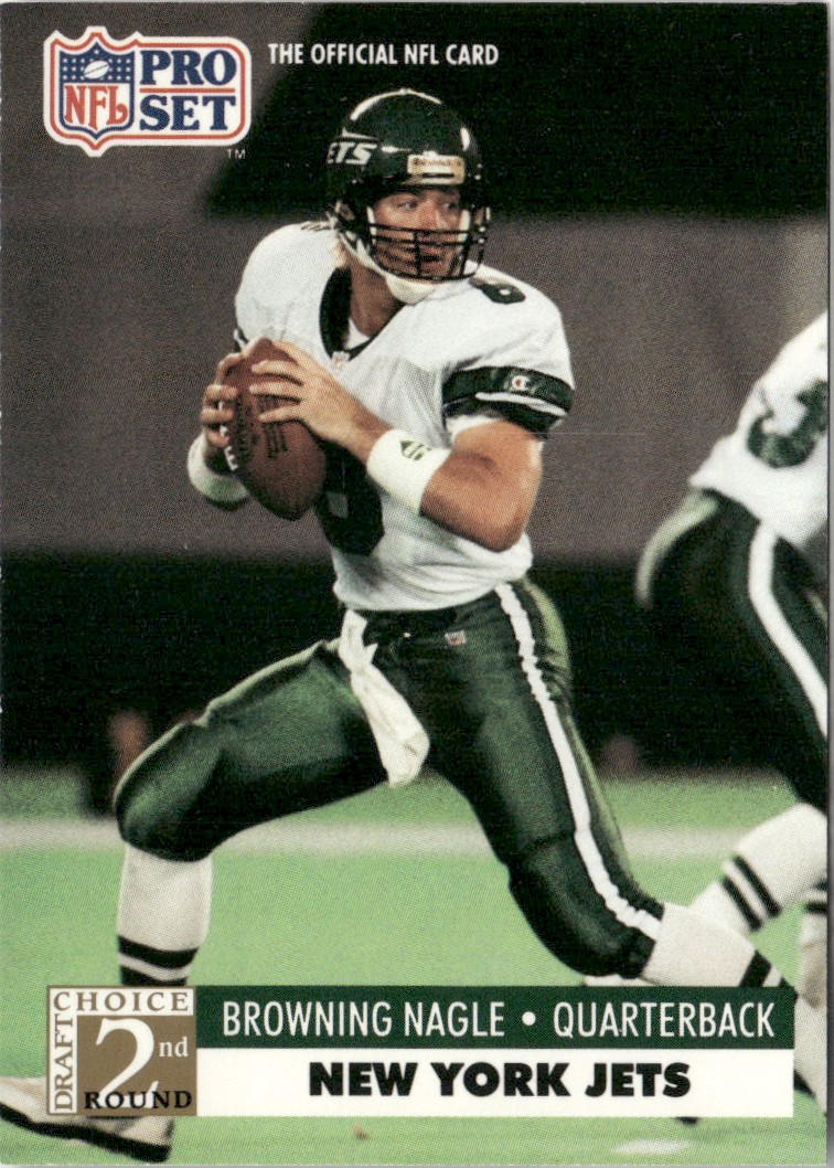 1991 Pro Set Browning Nagle #763 on Kronozio