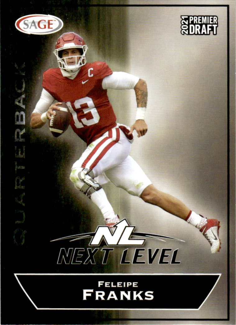 2021 SAGE Premier Draft Next Level Feleipe Franks #158 on Kronozio