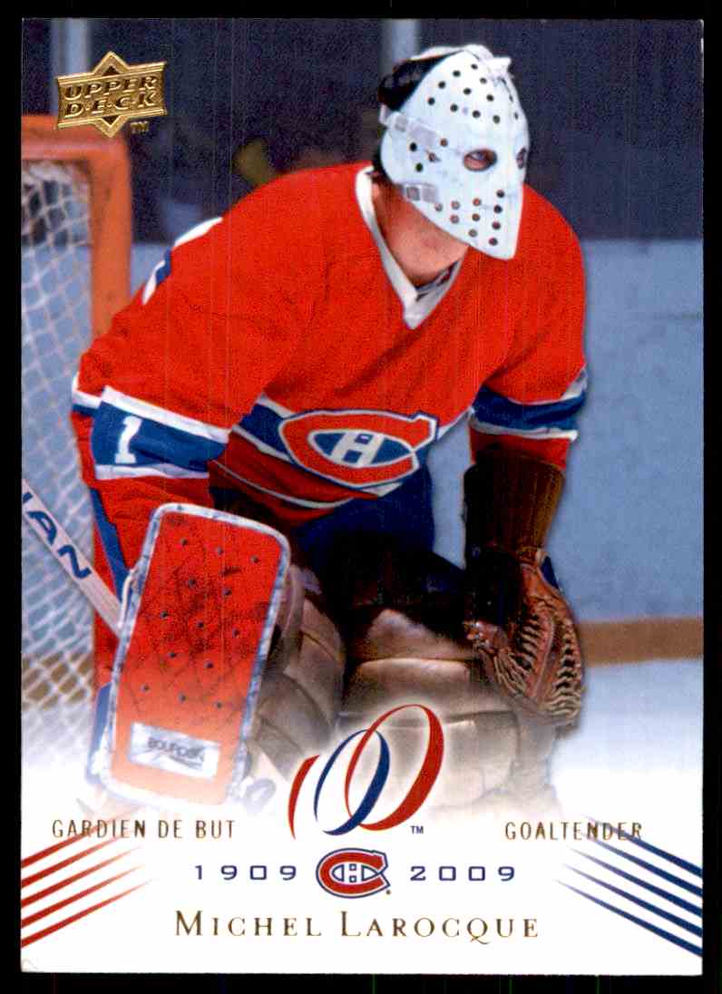 2008-09 Upper Deck Montreal Canadiens Centennial Michel Larocque #117 ...