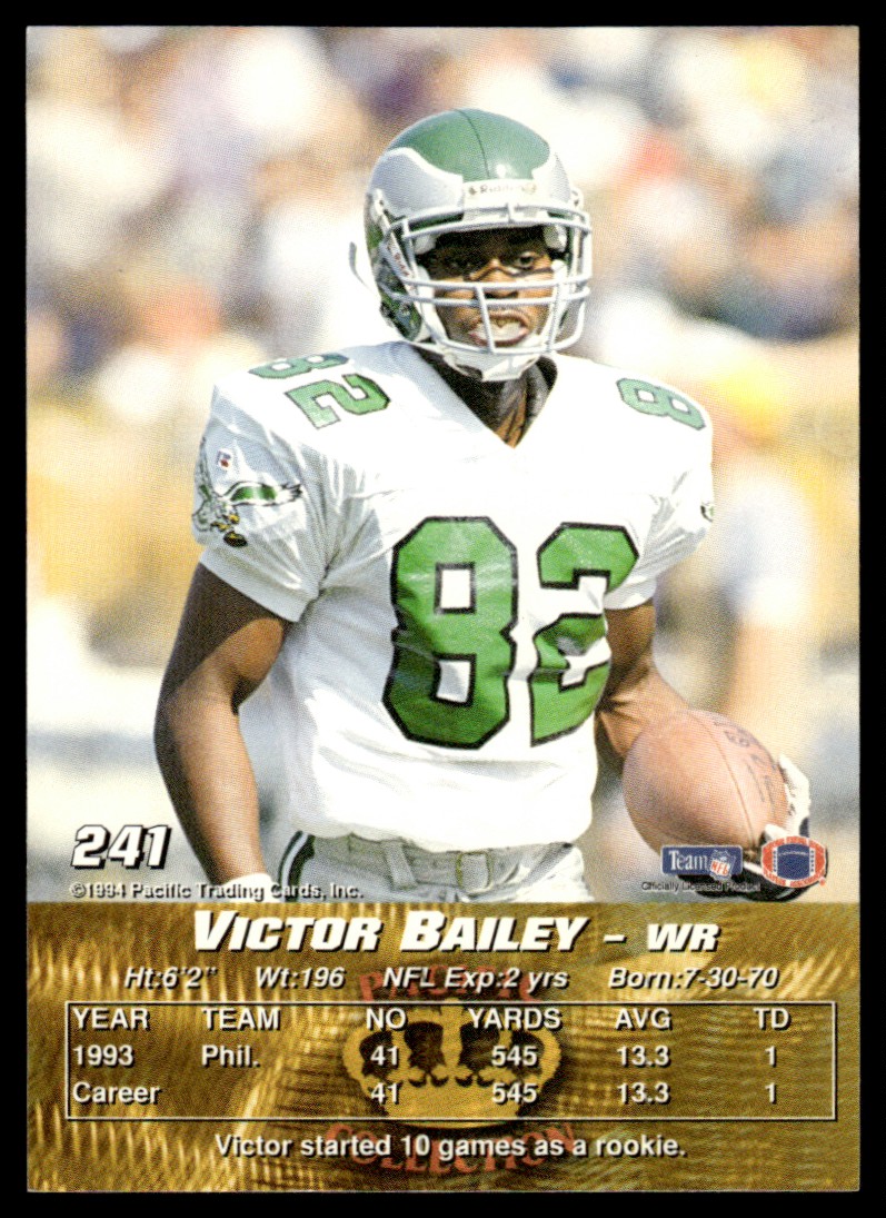 1994 Pacific Victor Bailey #241 on Kronozio