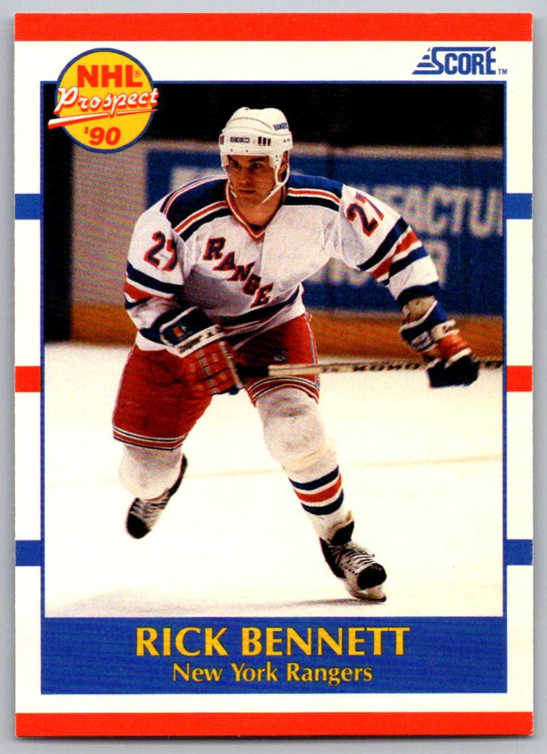 1990-91 Score Rick Bennett #400 on Kronozio
