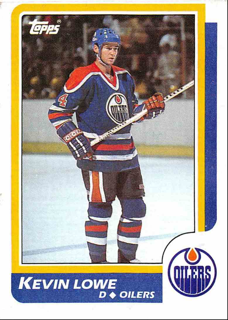 1986-87 Topps Kevin Lowe #197 on Kronozio