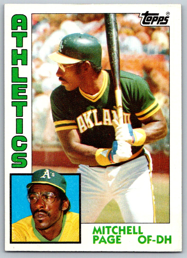 1984 Topps Mitchell Page #414 on Kronozio