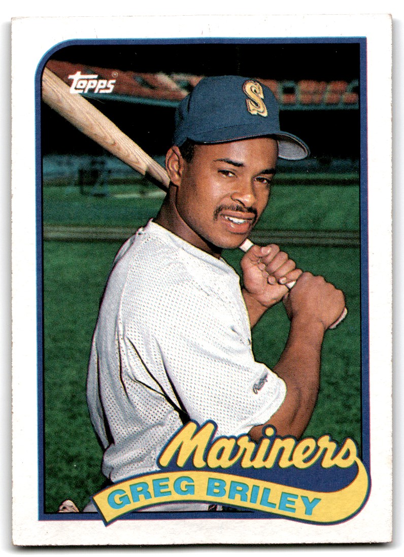 1989 Topps Greg Briley RC Seattle Mariners #781 | eBay