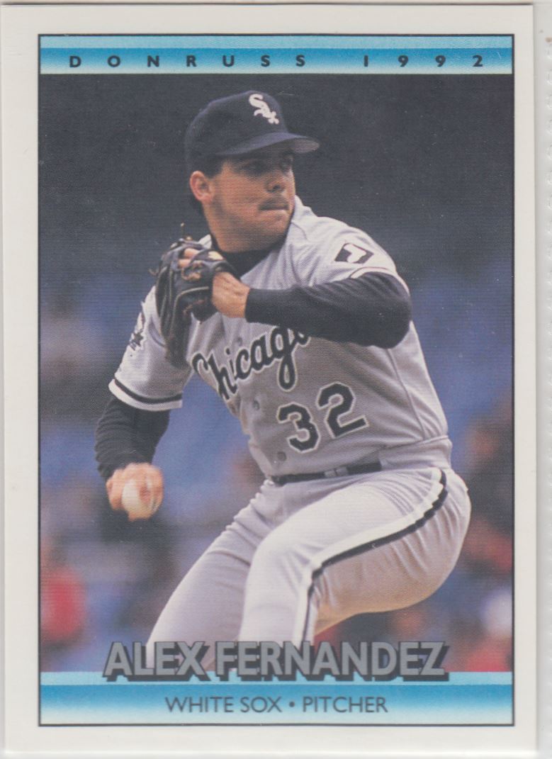 1992 Donruss Alex Fernandez #191 on Kronozio