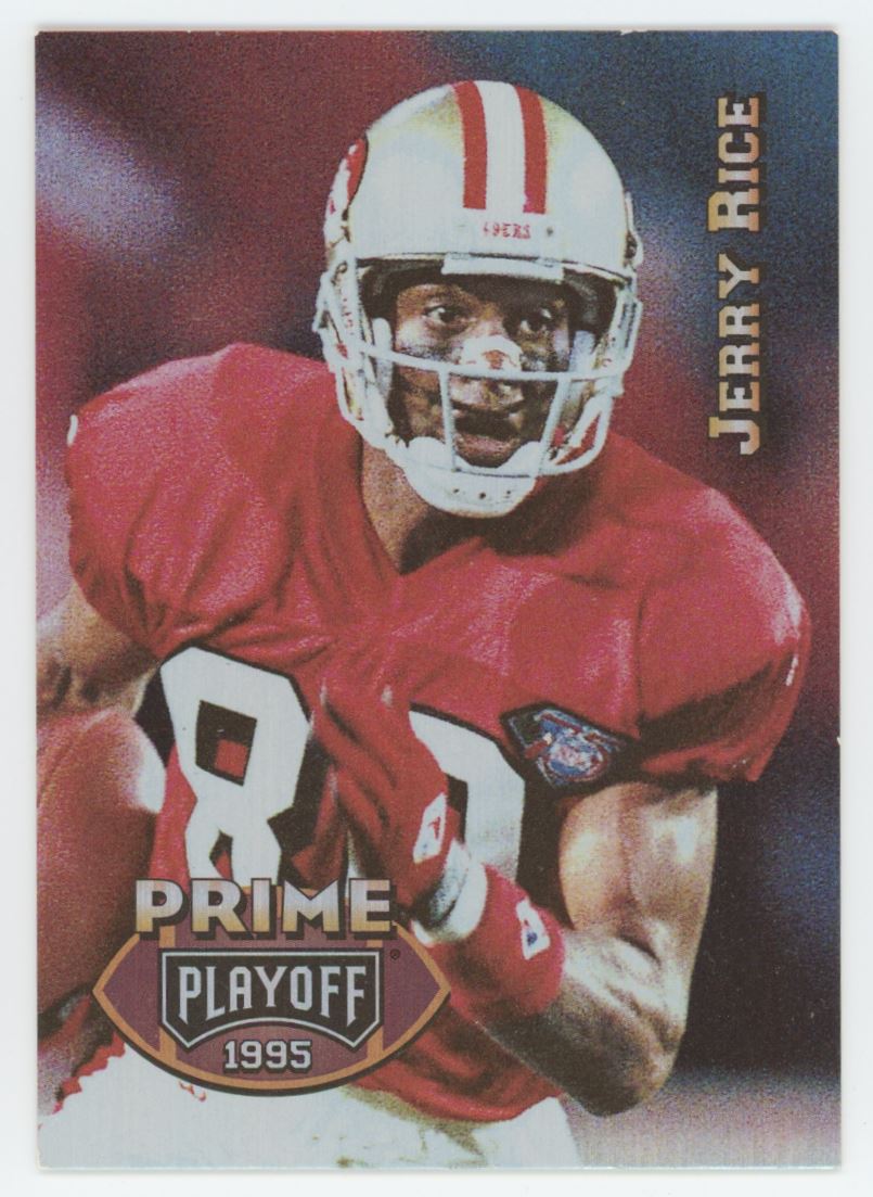 1995 Playoff Prime Jerry Rice #100 on Kronozio