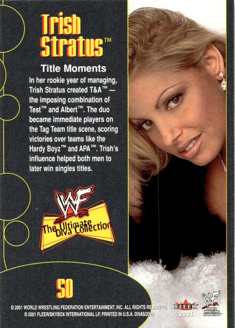 2001 Fleer WWF The Ultimate Diva Collection Trish Stratus #50 on Kronozio