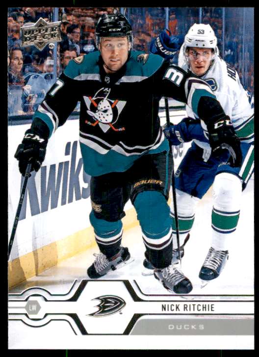2019-20 Upper Deck Hockey Card Nick Ritchie #176 on Kronozio