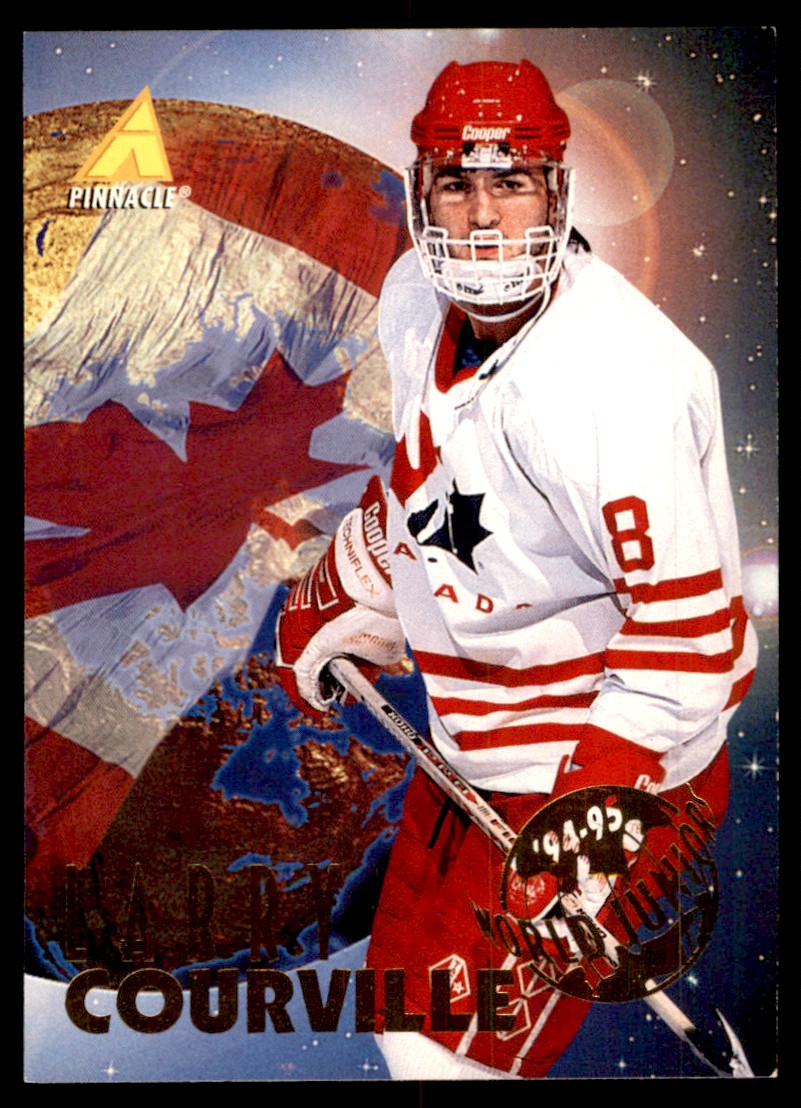 1994-95 Pinnacle Larry Courville #540 on Kronozio