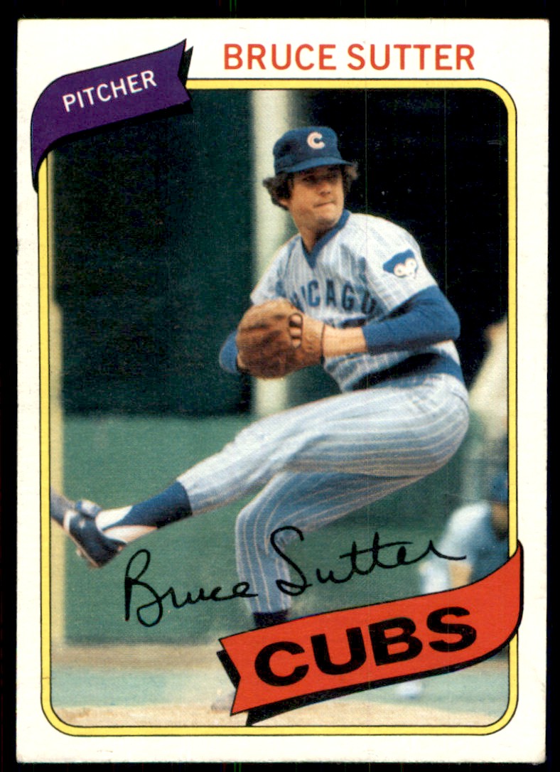 1980 Topps Bruce Sutter #17 on Kronozio
