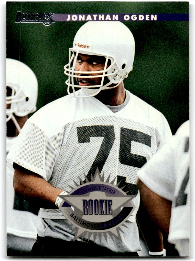1996 Donruss Jonathan Ogden #211 on Kronozio