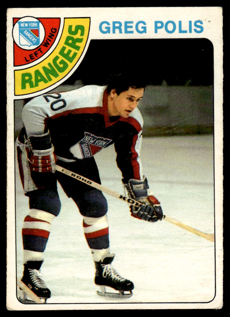 1978-79 O-Pee-Chee **C** Greg Polis #246 on Kronozio