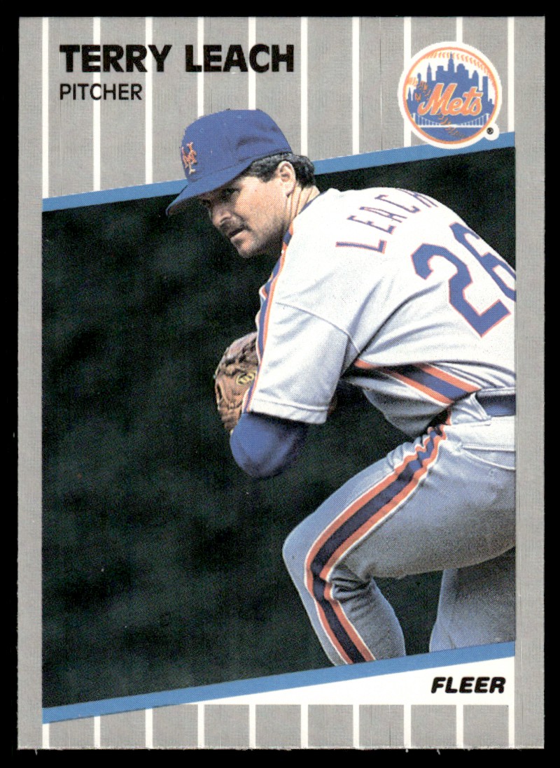 1989 Fleer Terry Leach #40 on Kronozio