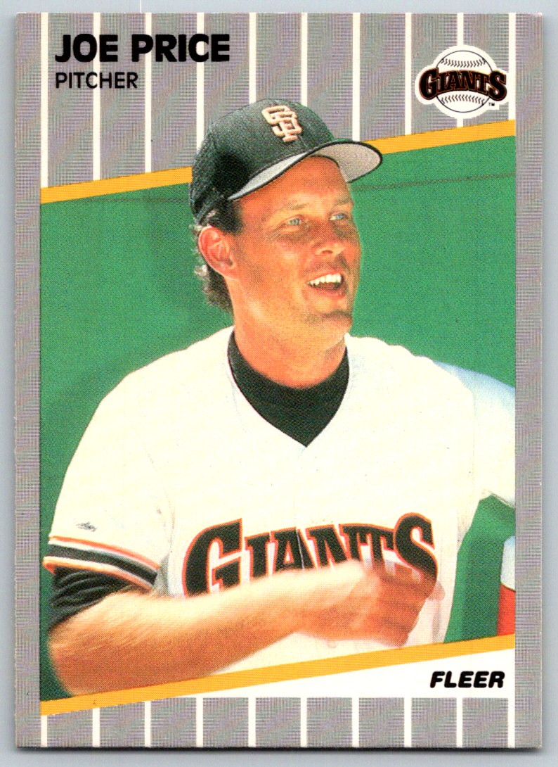 1989 Fleer Joe Price #339 on Kronozio