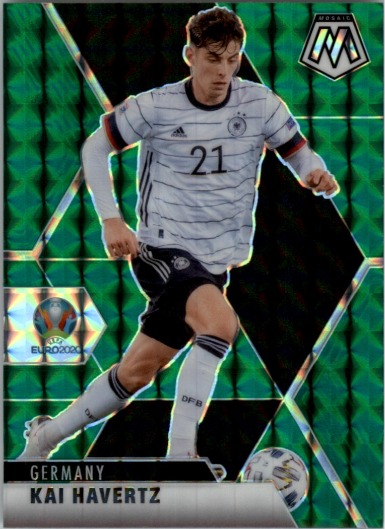 2021 Panini Mosaic UEFA EURO 2020 Green Kai Havertz #125 on Kronozio