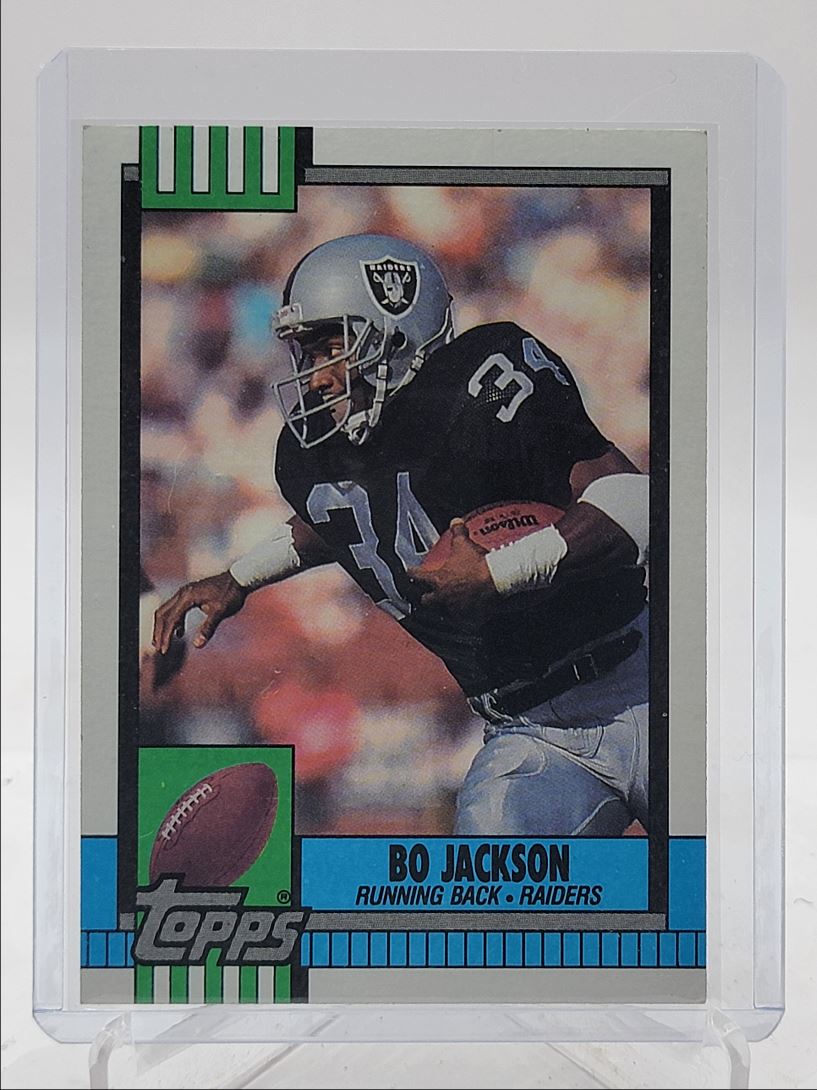 1990 TOPPS FOOTBALL LAS VEGAS RAIDERS #285 BO JACKSON on Kronozio