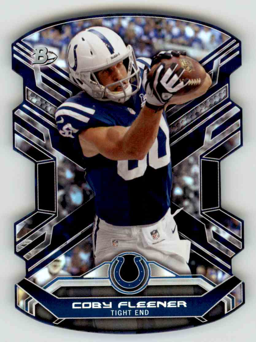 2014 Bowman Die Cut Football Card Coby Fleener #31 on Kronozio