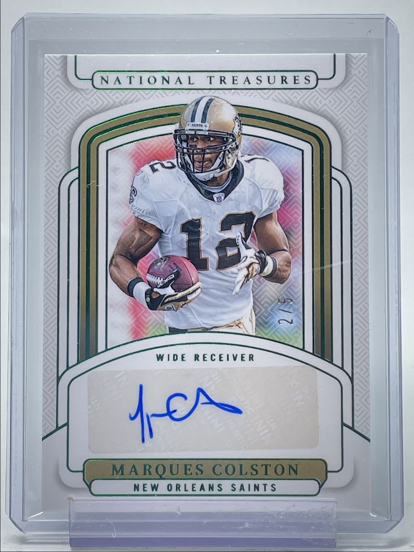 2024 NATIONAL TREASURES SIGNATURES EMERALD MARQUES COLSTON on Kronozio