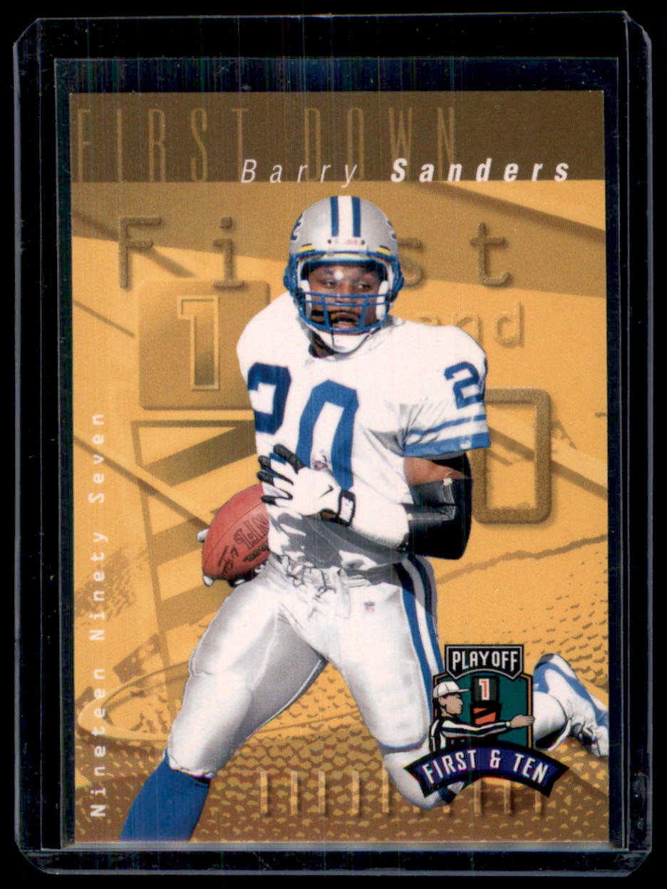 1997 Playoff First & Ten Barry Sanders #183 on Kronozio