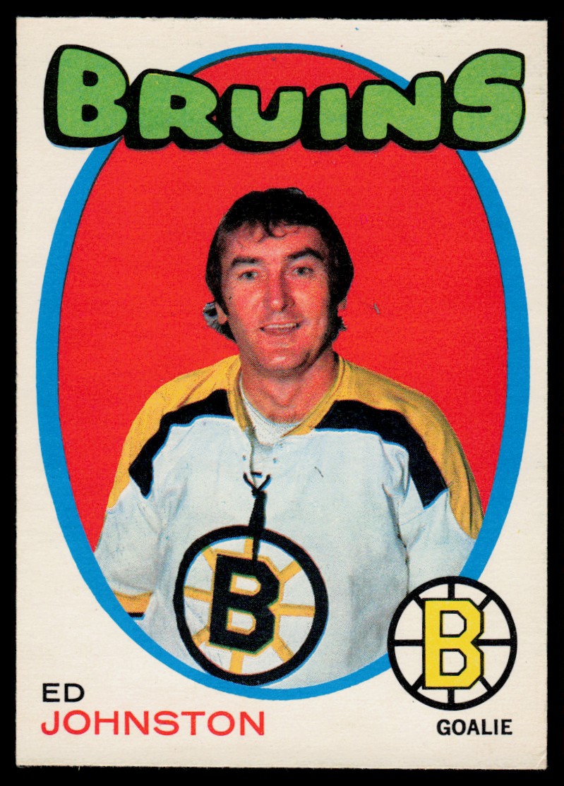 1971-72 OPC O-Pee-Chee EX-MINT Ed Johnston #172 on Kronozio