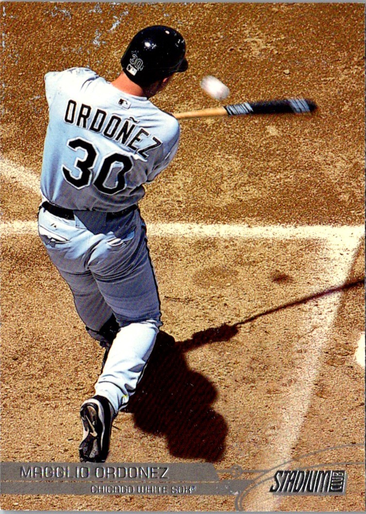 2003 Stadium Club Chrome Magglio Ordonez #30 on Kronozio