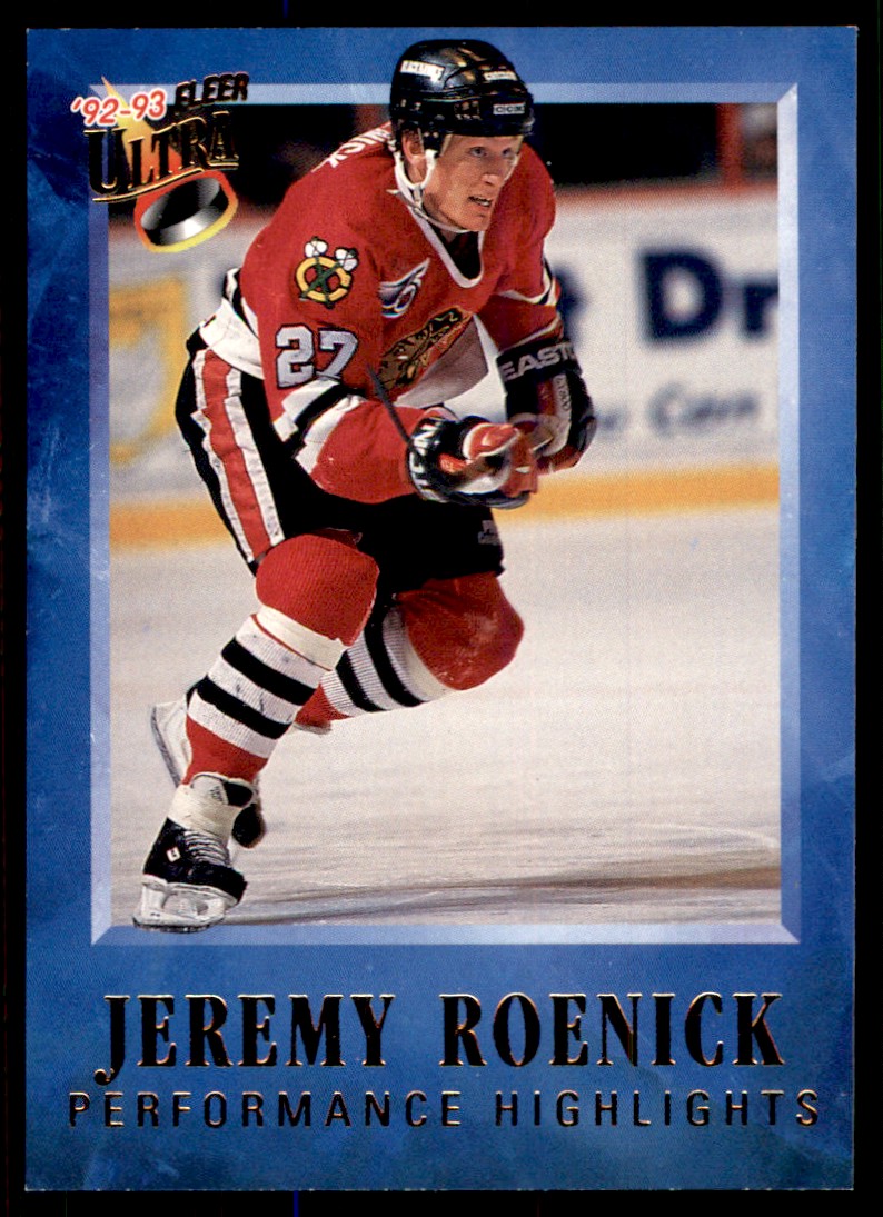 1992-93 Fleer Ultra Performance Highlights Jeremy Roenick #5 on Kronozio