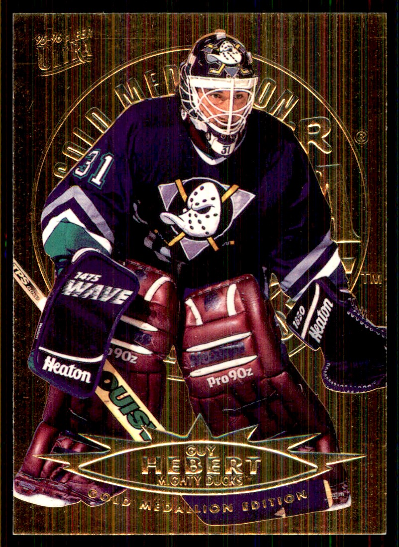 1995-96 Ultra Gold Medallion Guy Hebert #1 on Kronozio