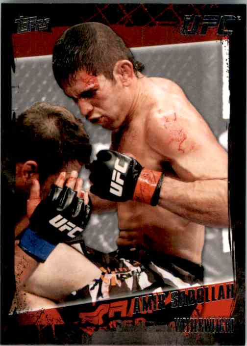 2010 Topps UFC MMA Trading Card Amir Sadollah #55 on Kronozio