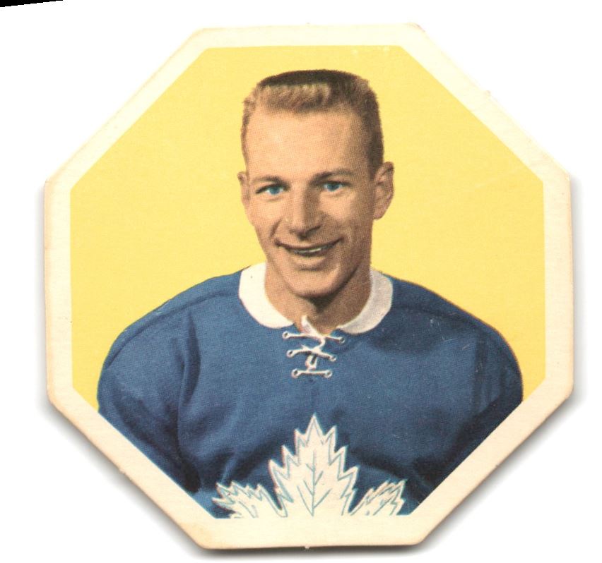 1963-64 YORK PEANUT BUTTER SET BREAK EDDIE SHACK #4 on Kronozio