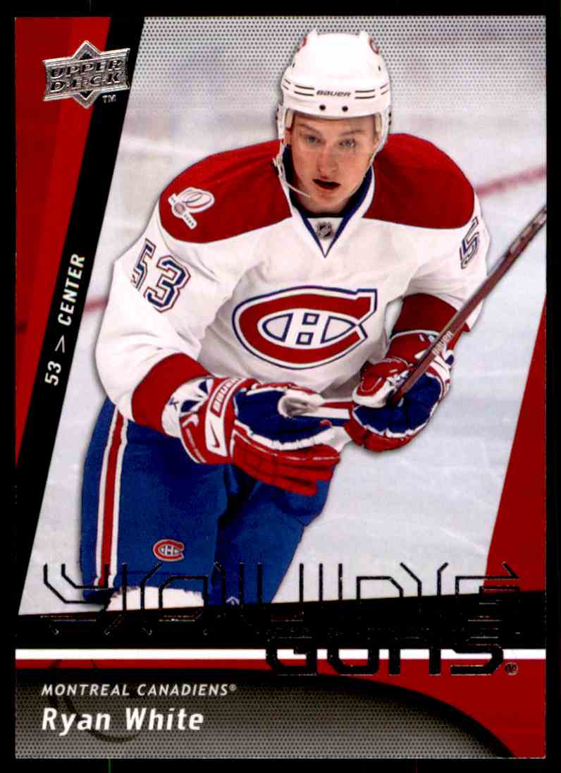 2009-10 Upper Deck Ryan White #473 on Kronozio