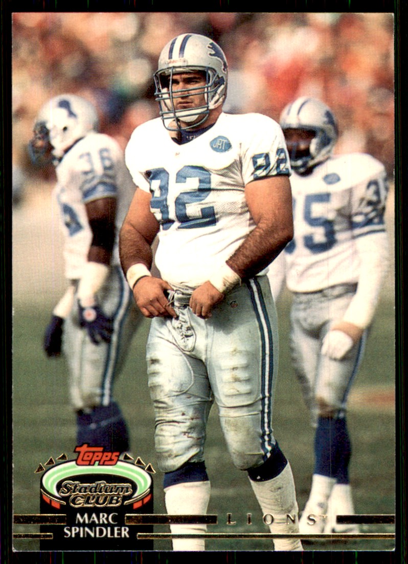 1992 Stadium Club Marc Spindler #314 on Kronozio