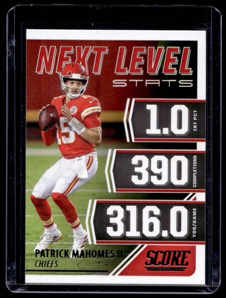 2021 Score Next Level Stats Patrick Mahomes II #NL2 on Kronozio