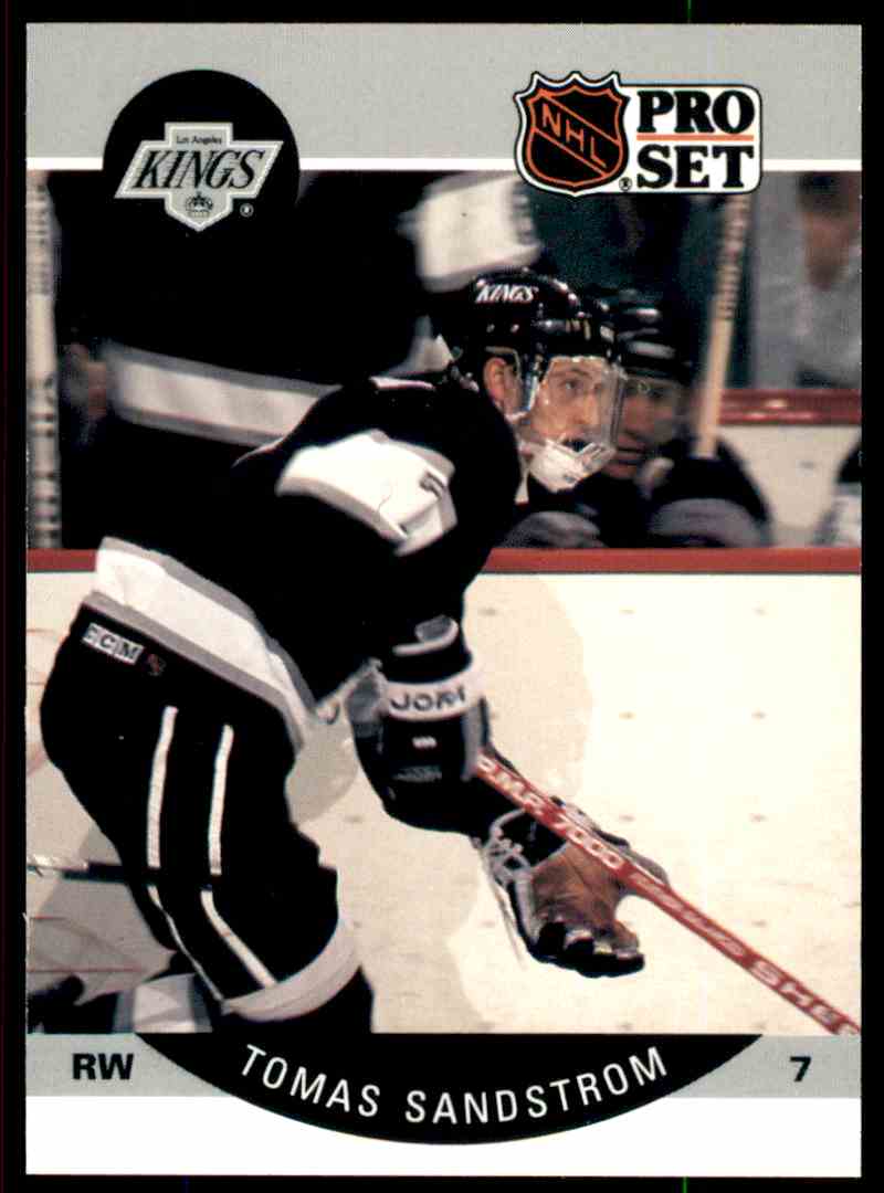 1990-91 Pro Set Tomas Sandstrom #127 on Kronozio